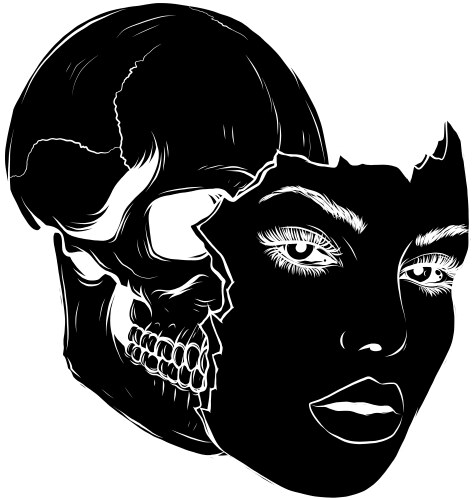 Skull Front Facing Vector Images (over 2,700)
