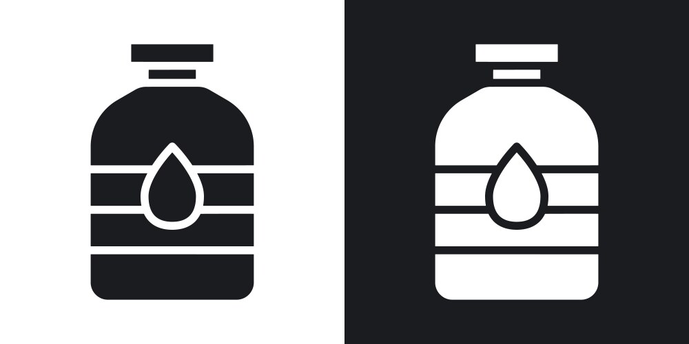 Water tank icon Royalty Free Vector Image - VectorStock