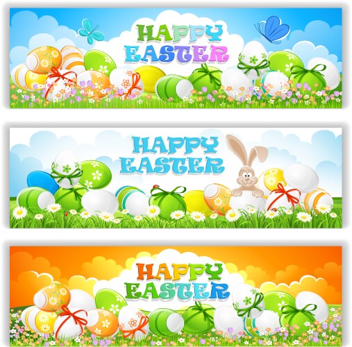 Spring banners Royalty Free Vector Image - VectorStock