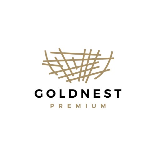 Nest coffee logo icon Royalty Free Vector Image