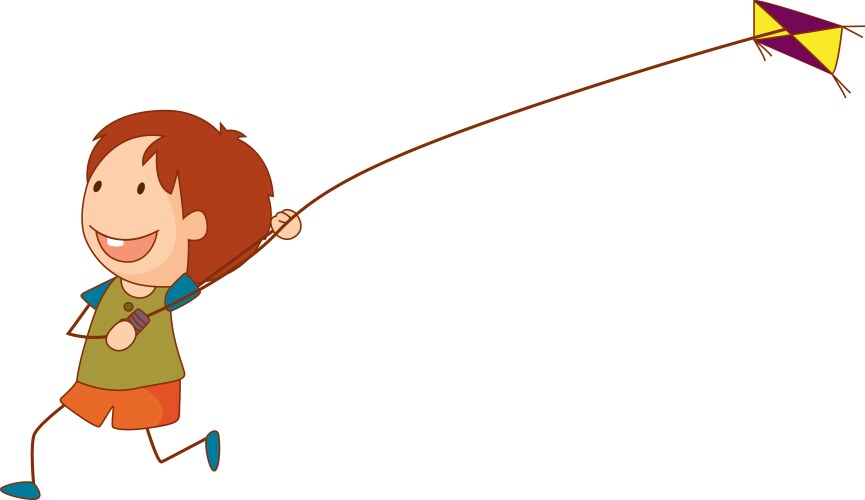 Kid pushing and pulling Royalty Free Vector Image