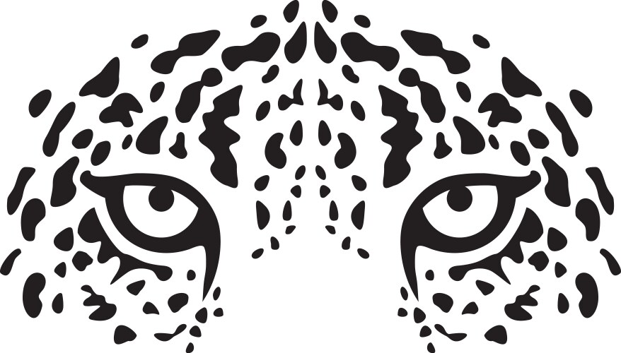 Cheetah leopard pattern animal print texture Vector Image