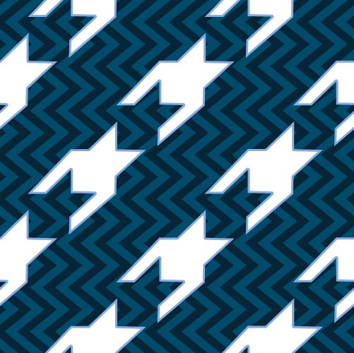 Houndstooth plaid pattern patchwork fabric swatch Vector Image