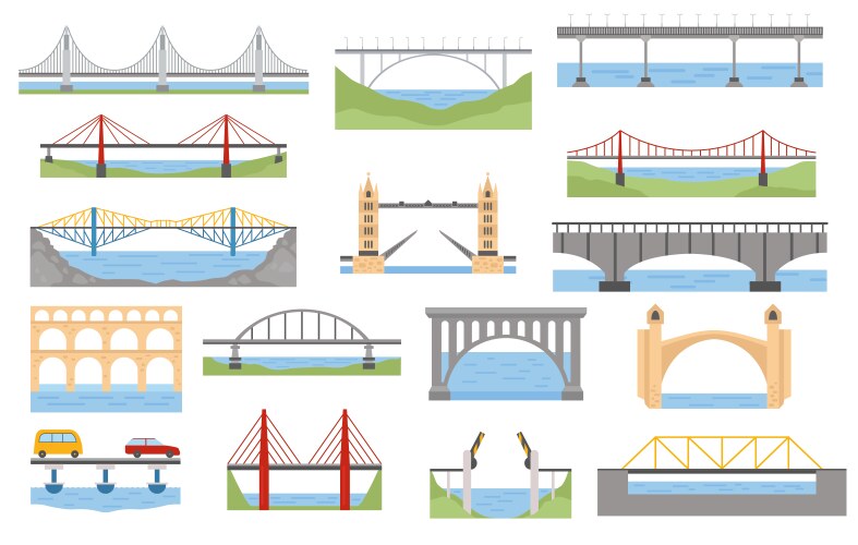 Bridge Vector Images & Graphics for Commercial Use | VectorStock