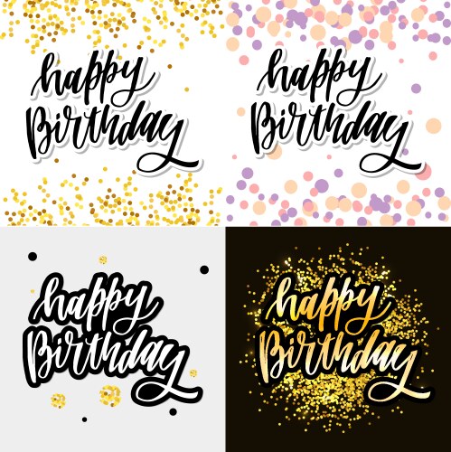 Happy Birthday Word Art Vector Images (over 2,300)