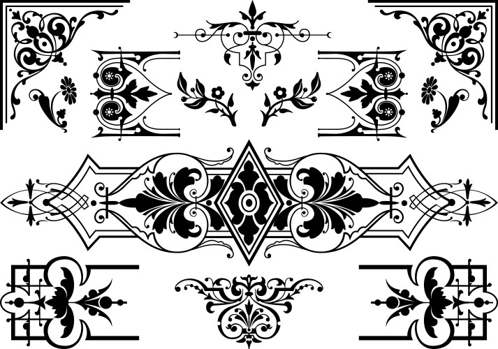 Fancy Borders Vector Images (over 6,500)