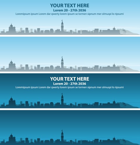 Nice Skyline Vector Images (over 440)