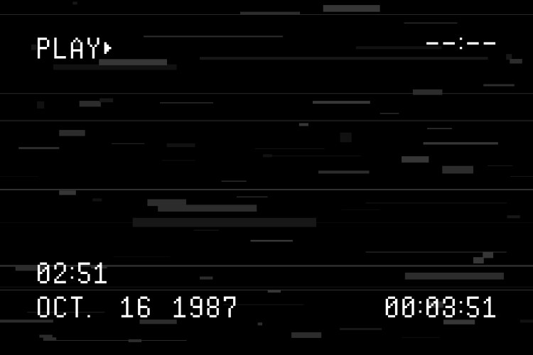 Video camera overlay Royalty Free Vector Image