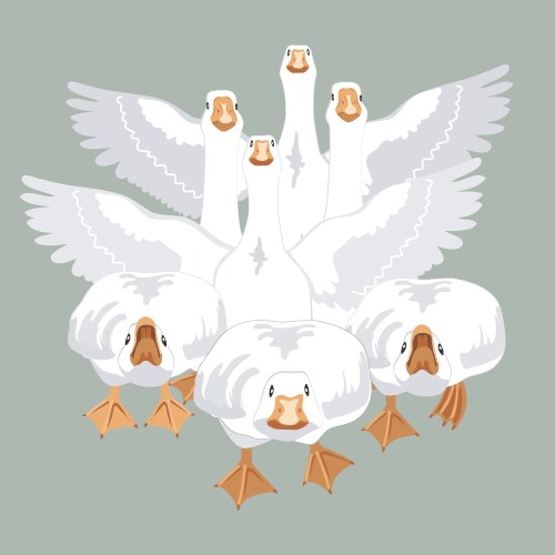 Angry Goose Vector Images (over 340)
