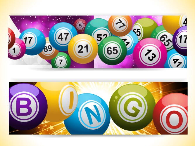 Bingo Balls Set Royalty Free Vector Image - VectorStock