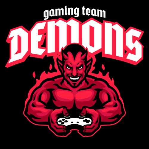 Demon Gaming Logo Vector Images (over 1,400)