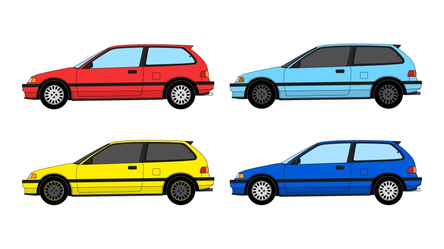 Honda Civic Vector Images (over 120)