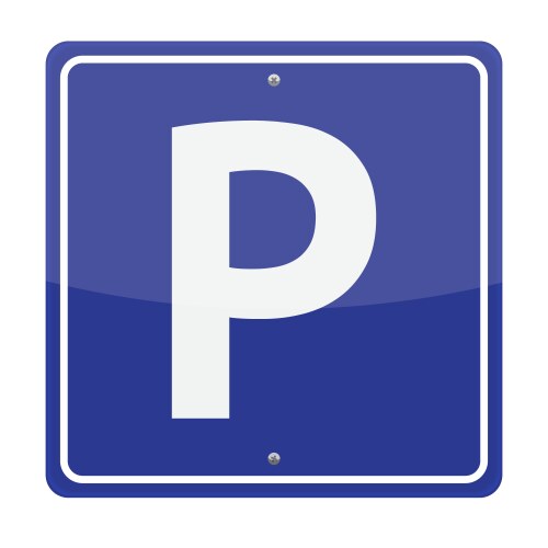 Parking sign Royalty Free Vector Image - VectorStock