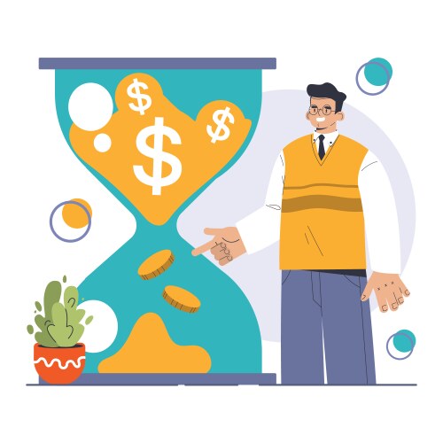 Amortization and depreciation calculating Vector Image Amortization and depreciation calculating Vector Image