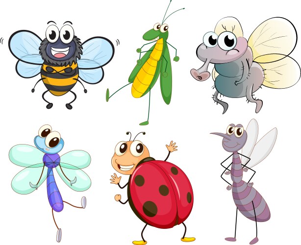 Cartoon Insects Vector Images (over 77,000)