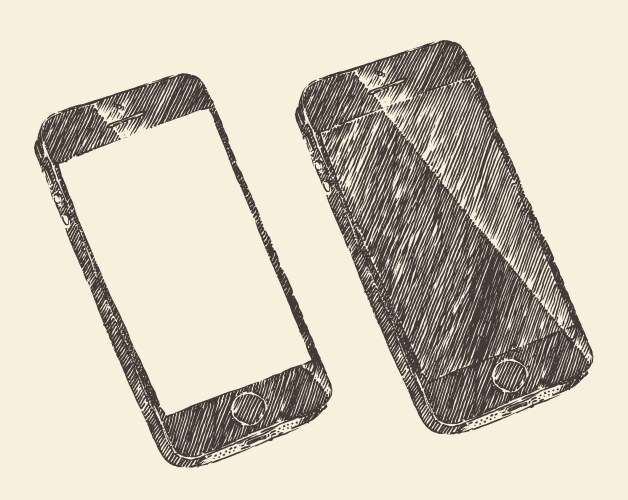 Cellphone Sketch Vector Images (over 2,600)