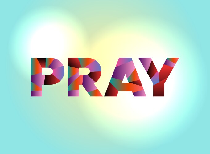 Prayer religion christianity Royalty Free Vector Image