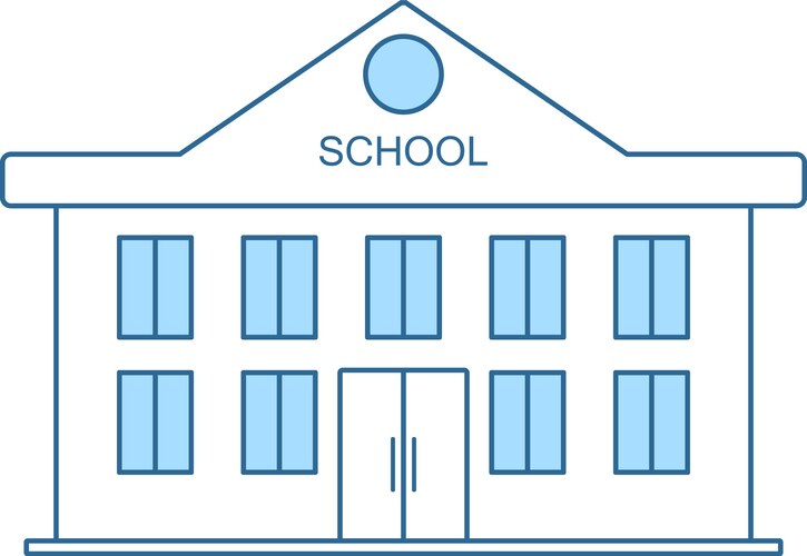 School Building Outline Vector Images (over 9,500)