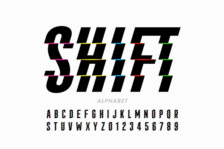 Elegant blackletter gothic alphabet font Vector Image