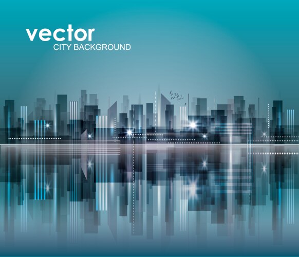 Abstract cityscape background Royalty Free Vector Image