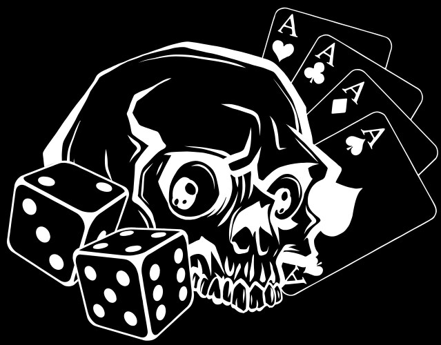 Gambling sketch Royalty Free Vector Image - VectorStock