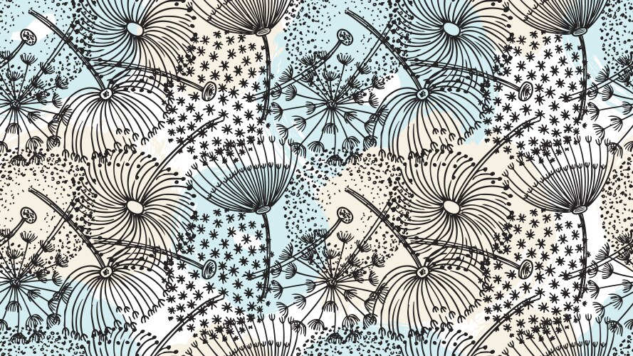 Hand drawn sun seamless pattern Royalty Free Vector Image Hand drawn sun seamless pattern Royalty Free Vector Image