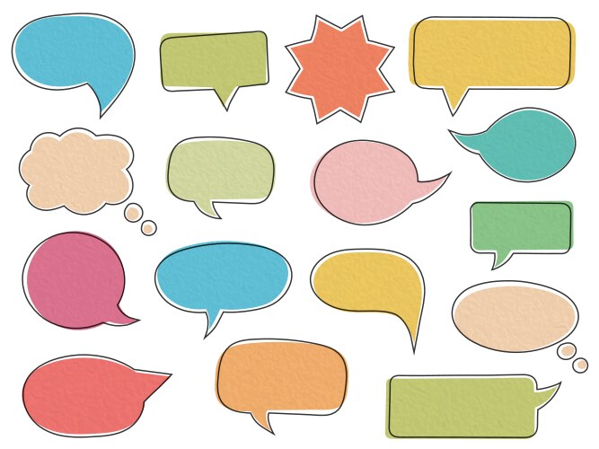 Callouts Royalty Free Vector Image - VectorStock