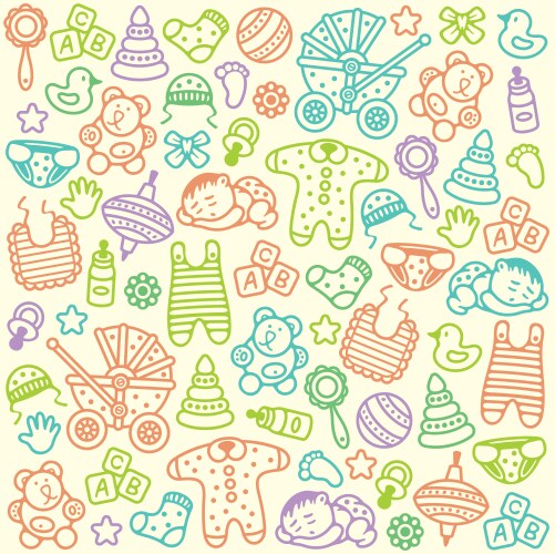 Baby Background Pattern Vector Images (over 120,000)