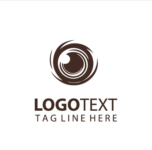 Animal eye logo Royalty Free Vector Image - VectorStock