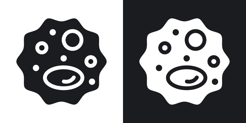 White blood cell icon Royalty Free Vector Image