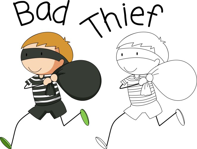 Robbery Royalty Free Vector Image - VectorStock