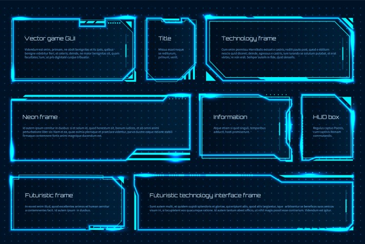 Game Hud Vector Images (over 9,900)