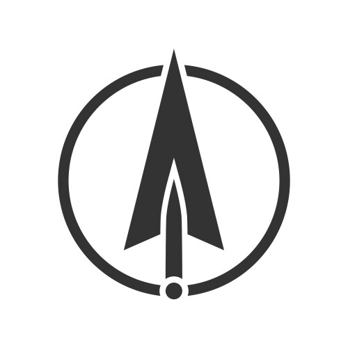 Compass symbol Royalty Free Vector Image - VectorStock