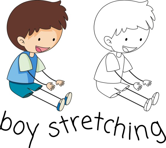 Boy Stretching Vector Images (over 3,200)