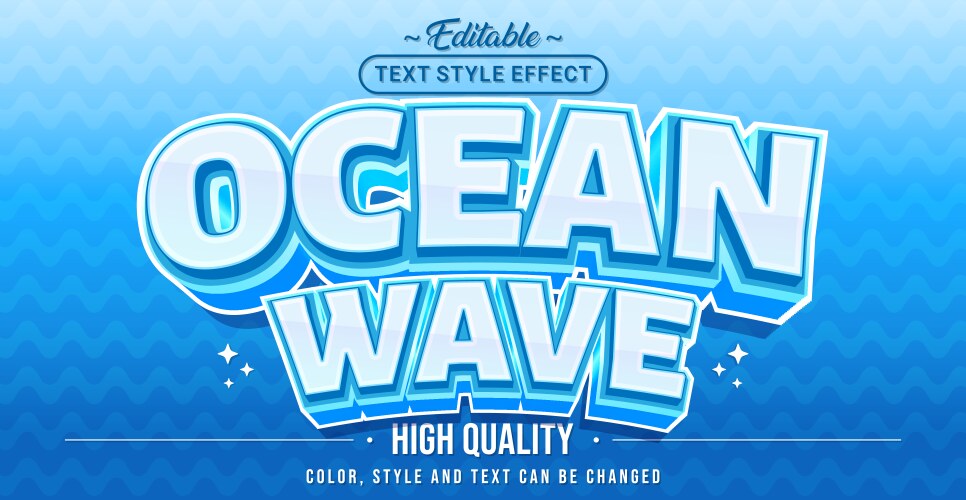 Editable text style effect - billionaire Vector Image