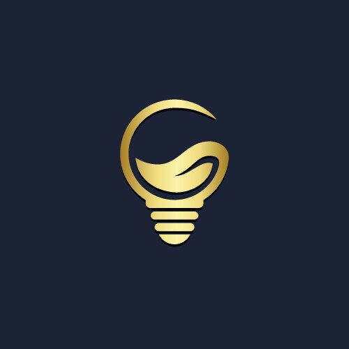 Lamp light mockup yellow business logo fresh Vector Image
