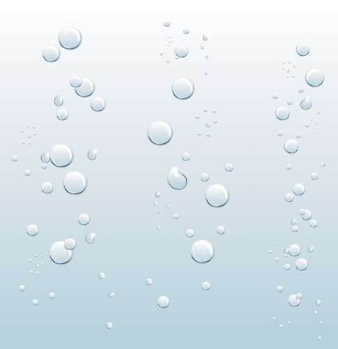 Bubbles in water Royalty Free Vector Image - VectorStock