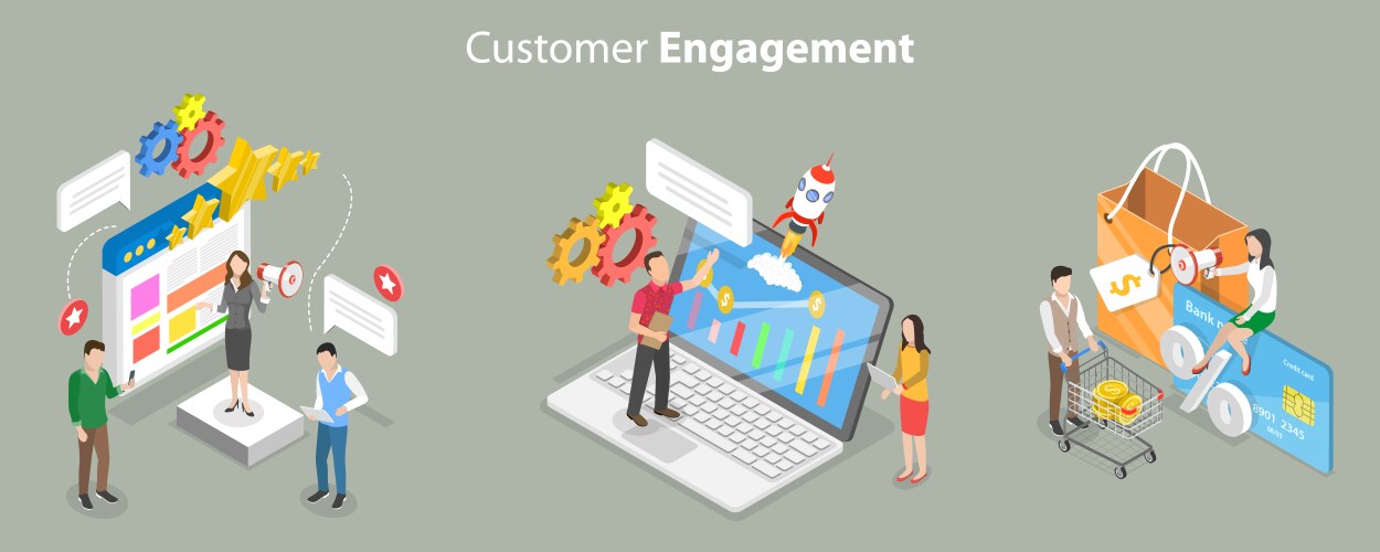 Customer segmentation segment business concept Vector Image