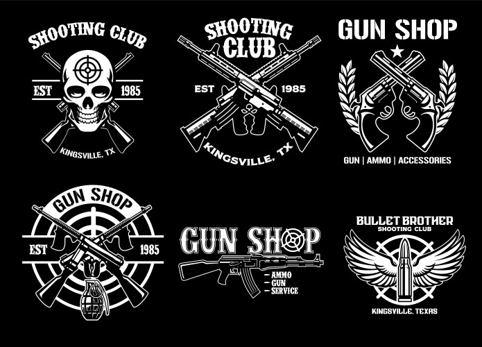 Gun Club Logos Shooting Vector Images (over 910)