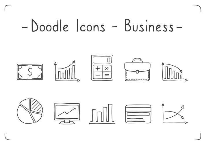 Invention doodle website template design Vector Image