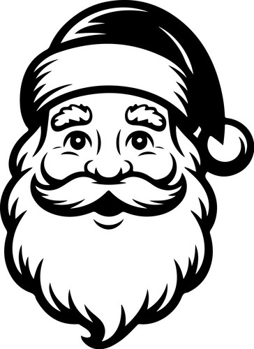 Santa clause design isolated on white background Vector Image