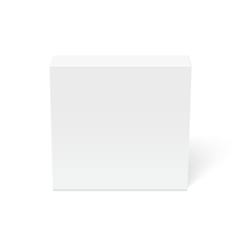 Realistic blank calendar icon isolated on white Vector Image