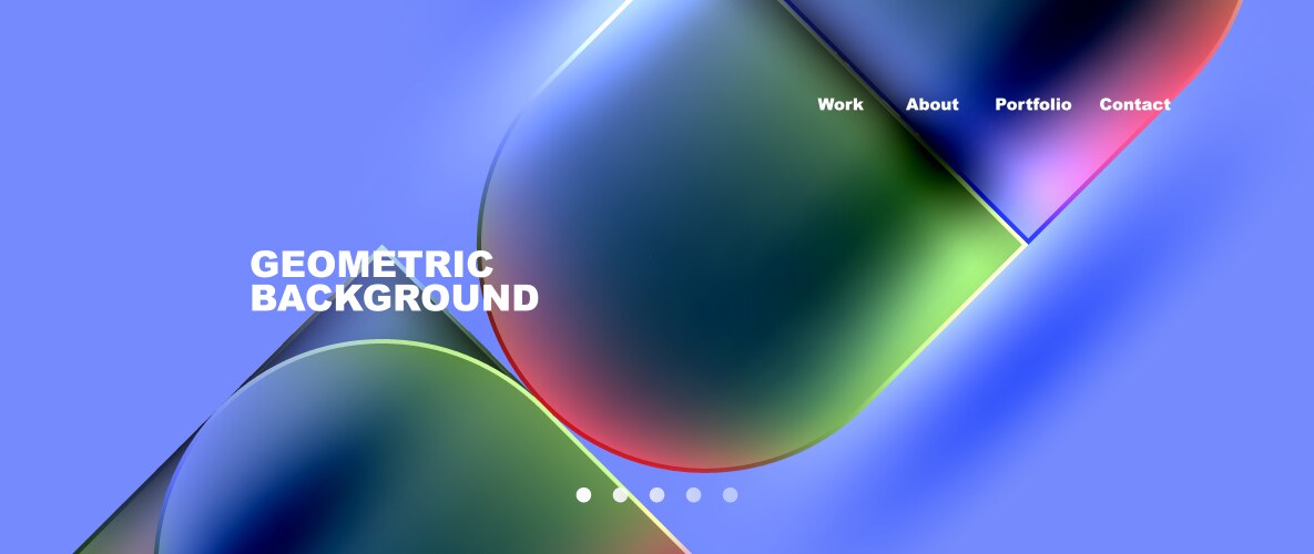 Geometric backdrop in azure electric blue Vector Image