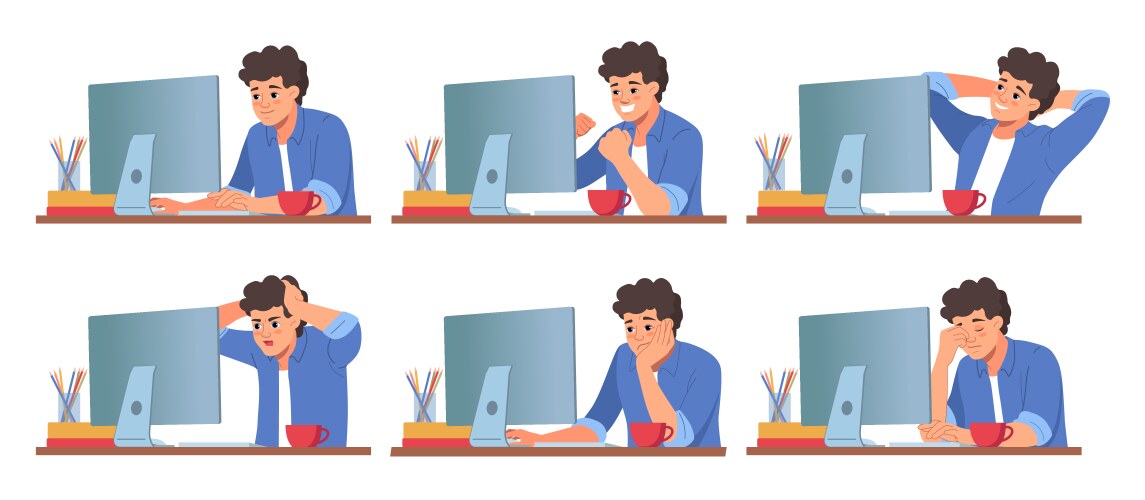 Indian man character Royalty Free Vector Image