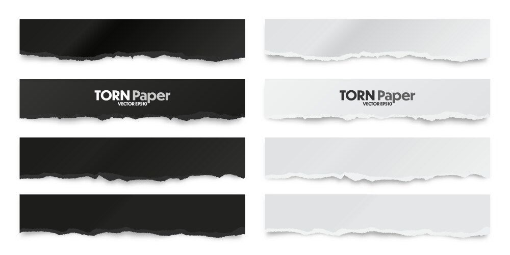 Black Paper Ripped Vector Images (over 5,800)