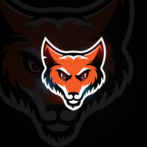 Fox terrier logo Royalty Free Vector Image - VectorStock