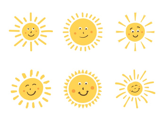 Smiling Sun Vector Images (over 30,000)