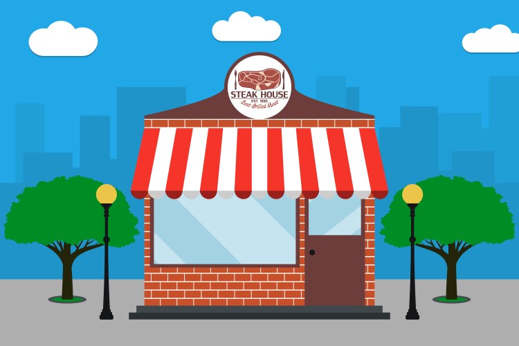 Restaurants and Shops Facade Vector Images (over 6,800)