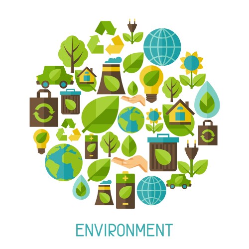 Environment elements Royalty Free Vector Image