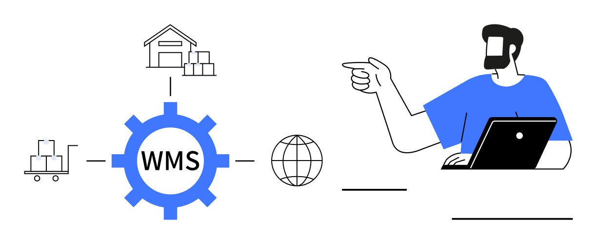 Warehouse Management System Logo Warehouse Management System Icon